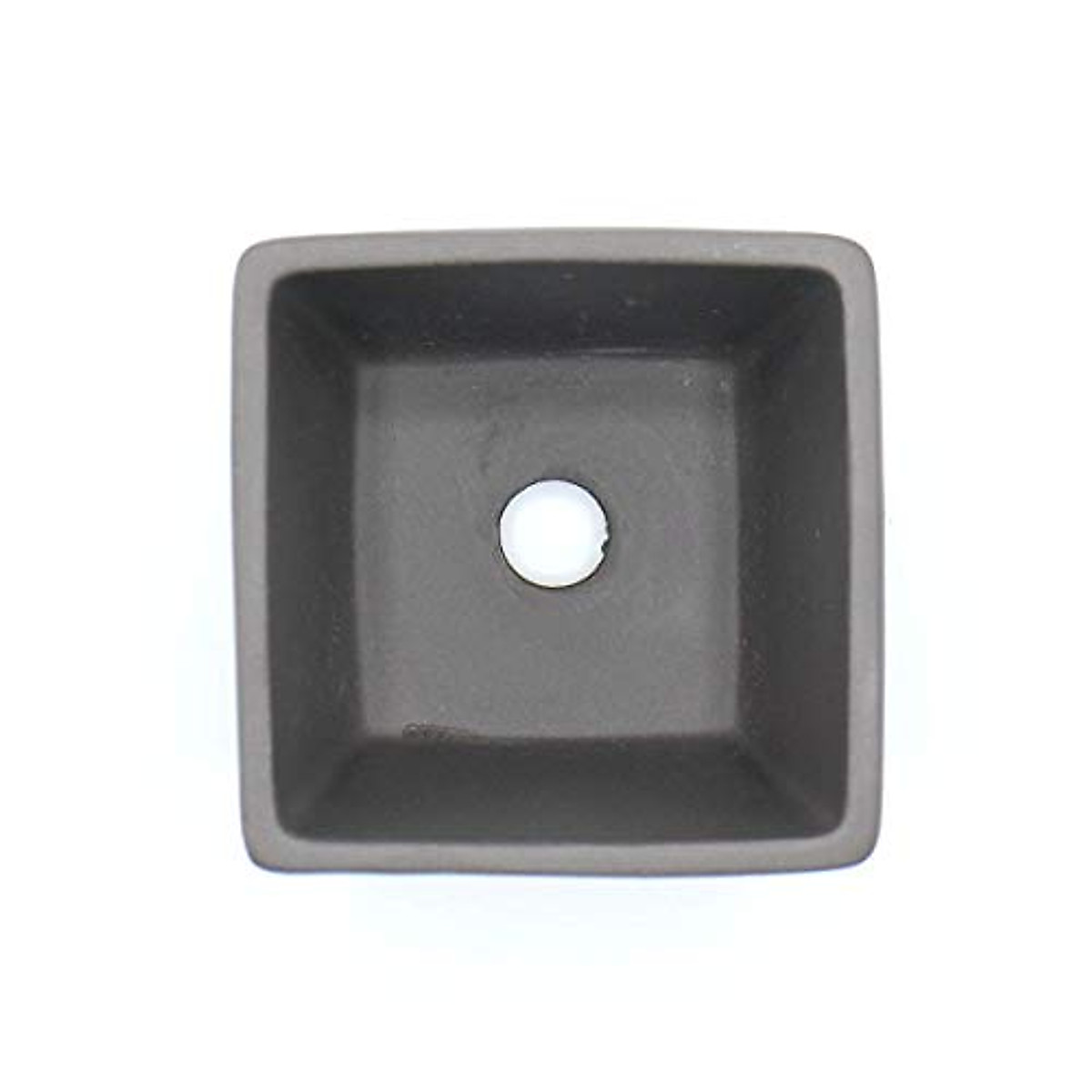 Seto Yaki Bonsai Tree Pot Ceramic Square Shaped (3.5", No-Glazed)