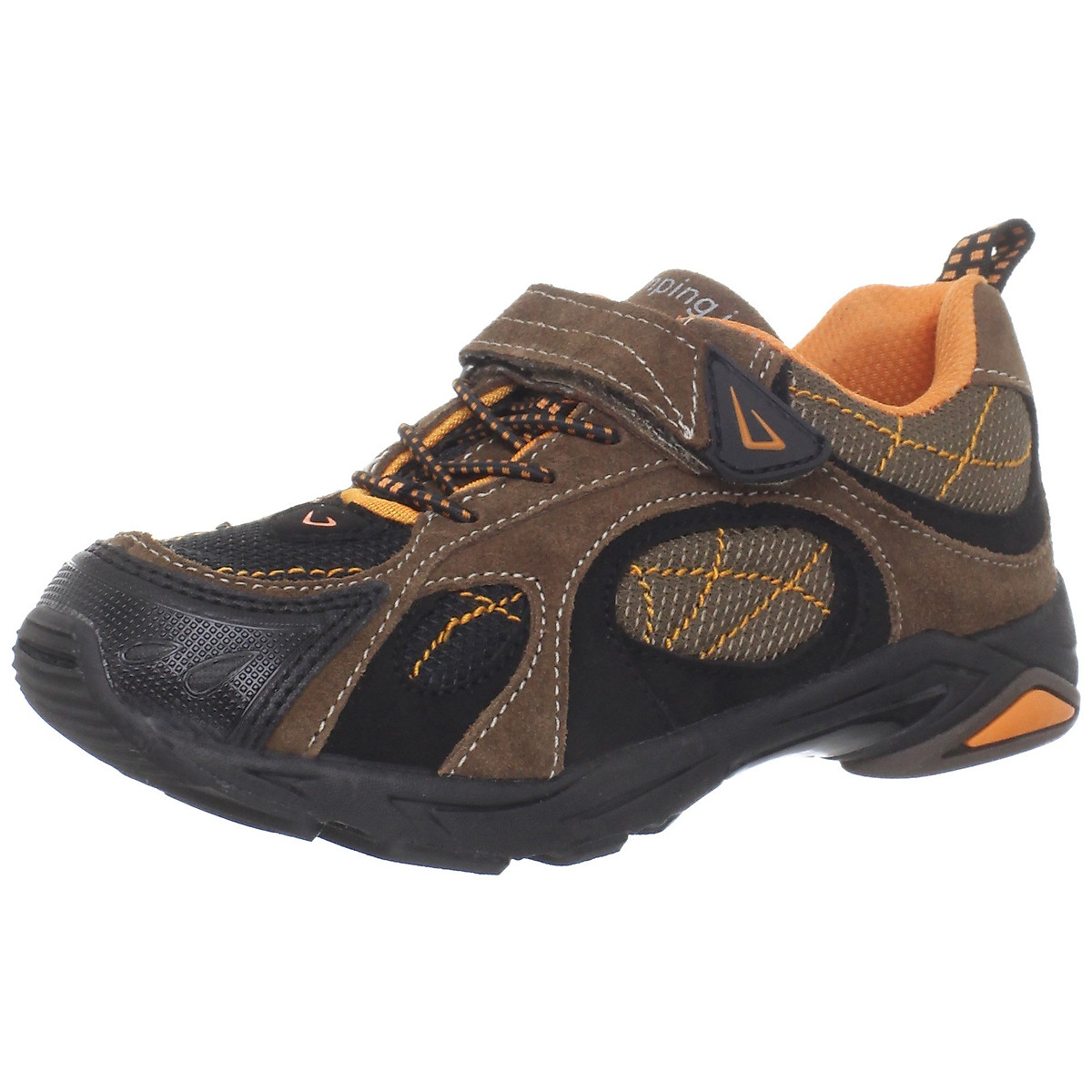 Jumping Jacks Trail Seeker Hiking Shoe (Toddler/Little Kid),Tan/Black/Grey/Orange,29 EU (11-11.5 W US Little Kid)