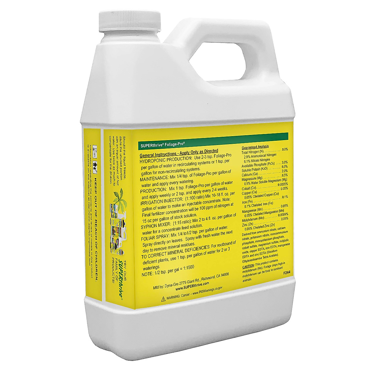 Dyna-Gro Foliage-Pro Nutrient, 1 Qt