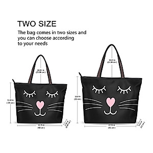 Women's Shoulder Tote Bag Purse Handbag with Pocket Polyester Printed Beach Bag