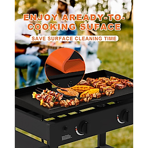 Silicone-Griddle-Mat-Blackstone-Accessories - Cover for Blackstone 28 Inch Griddle Heavy Duty Food Grade Silicone Mat, Protect Griddle from Rodents, Insects, Debris, and Rust