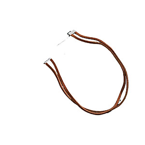 Olbye Layering Leather Necklace Brown Faux Leather Choker Necklace Personal Everyday Necklace Jewelry for Women (Brown)