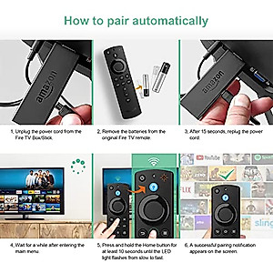 3rd GEN Replacement Voice Remote L5B83G Applicable for Fire TV Cube (1st Gen & 2nd Gen), Fire TV Stick (2nd Gen, 3rd Gen, 4K, Lite,) and Fire TV (3rd Gen, Pendant Design)