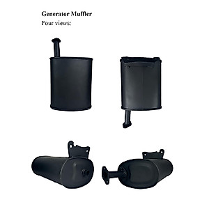 YAMAKATO Generator Muffler Silencer Kit for Honda & Clone Predator GX340 GX390 420cc 389cc 439cc 459cc Champion Duromax Firman Jiangdong etc.