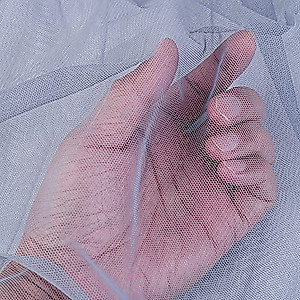 Mesh Mosquito Head Net Set, Protective Face Covering Hat Netting for No See Insects Bugs Gnats Biting Midges Bee Keeper for Garden Work Camping Hunting Fishing