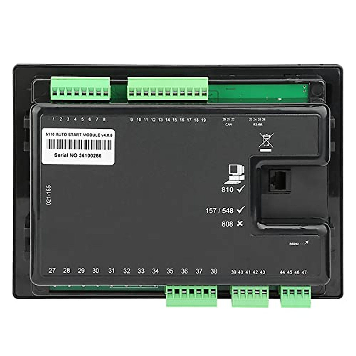 Generator Controller Module Panel, Separate Core DSE5110 Generator Electronic Controller Module Control Panel LCD Display