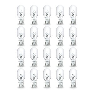 Lumenivo Xenon Light Bulb, 18W T5 12V Wedge Base, 20 Pack, 2800K Warm White, Ideal for Undercabinet Lighting and Malibu Landscape Lighting, 20,000 Hours, Clear