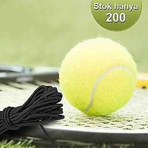 Tennis Ball, YOUTHINK Tennis Training Ball Rebound Ball with 4M Elastic Rubber String Single Practice Tennis Ball for Tennis Trainer Single Player Practice