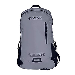 Proviz Sports Reflect360 100% Reflective High-Viz Highly Water Resistant Backpack/Rucksack, Great for Sports + Cycling