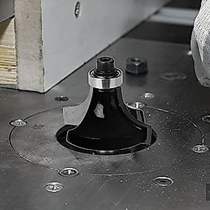 MNA Router Bit Set 12 Pieces 1/4 Inch Shank, European Style Router Bits Kit 12P, Carrying Case