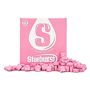 Starburst Fruit Chews Candy Bulk Pack - 2 Pounds - All Pink - In Mighty Merchandise Packaging
