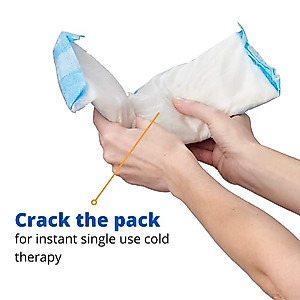 Medline Standard Perineal Cold Packs, 4.5 x 14.25, Pack Of 24, Green