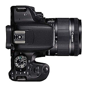 Canon EOS 800D / Rebel T7i w/Canon EF-S 18-55mm F/4-5.6 is STM Zoom Lens & Professional Accessory Bundle W/ 128GB Memory Card & Back-Pack Case & Spare Battery & More