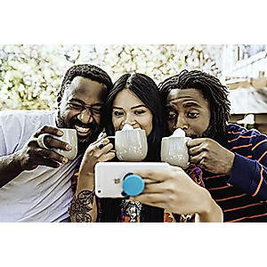 4 Pack/Expanding Phone Mount Grip Holder for Cellphone,Collapsible Stand - Black and White Marble