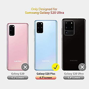 REFUN 3 PACK Screen Protector for Samsung Galaxy S20 Plus/Galaxy S20+ 5G (6.7"), Easy to Install, Bubble Free, Case Friendly, Fingerprint ID Compatible, Scratch Resistant Flexible Clear TPU Film (S20 Plus (6.7 inch) HD Clear)