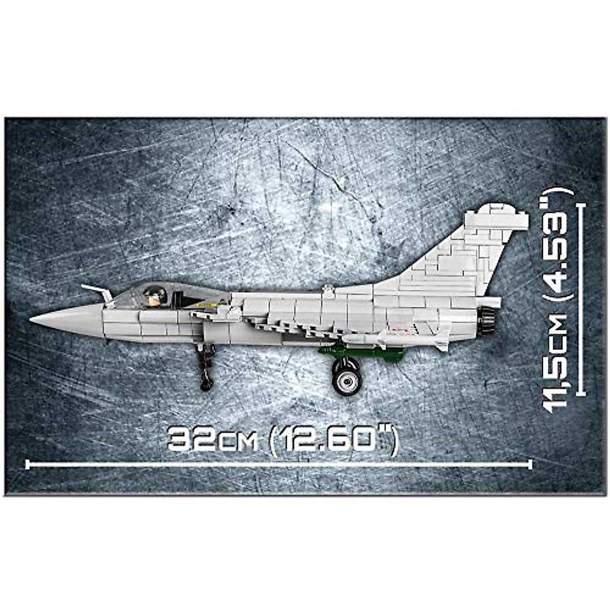 COBI Armed Forces Rafale C Fighter Aircraft, Silver
