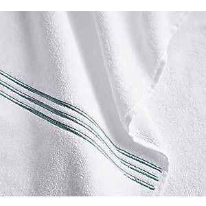 SIMPLI-MAGIC 79509 8-Piece Premium Set, 2 Bath, 2 Hand, 4 Wash Cloths, 100% Ring Spun Cotton Highly Absorbent Towels for Bathroom, Gym, Hotel, and Spa, (2) 27" X 54" (2) 16" x 30" (4) 13" x 13", Black