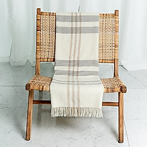 100% Undyed Baby Alpaca Throw Blanket (Meadow)