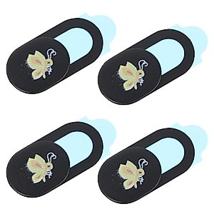 SOLUSTRE 4Pcs Camera Privacy Cover Professional Webcam Cover Camera Safety Covers Laptop Webcam Cover Protects Your Privacy Online Webcam Cover Slide Web Camera Covers Beer abs Cell Phone