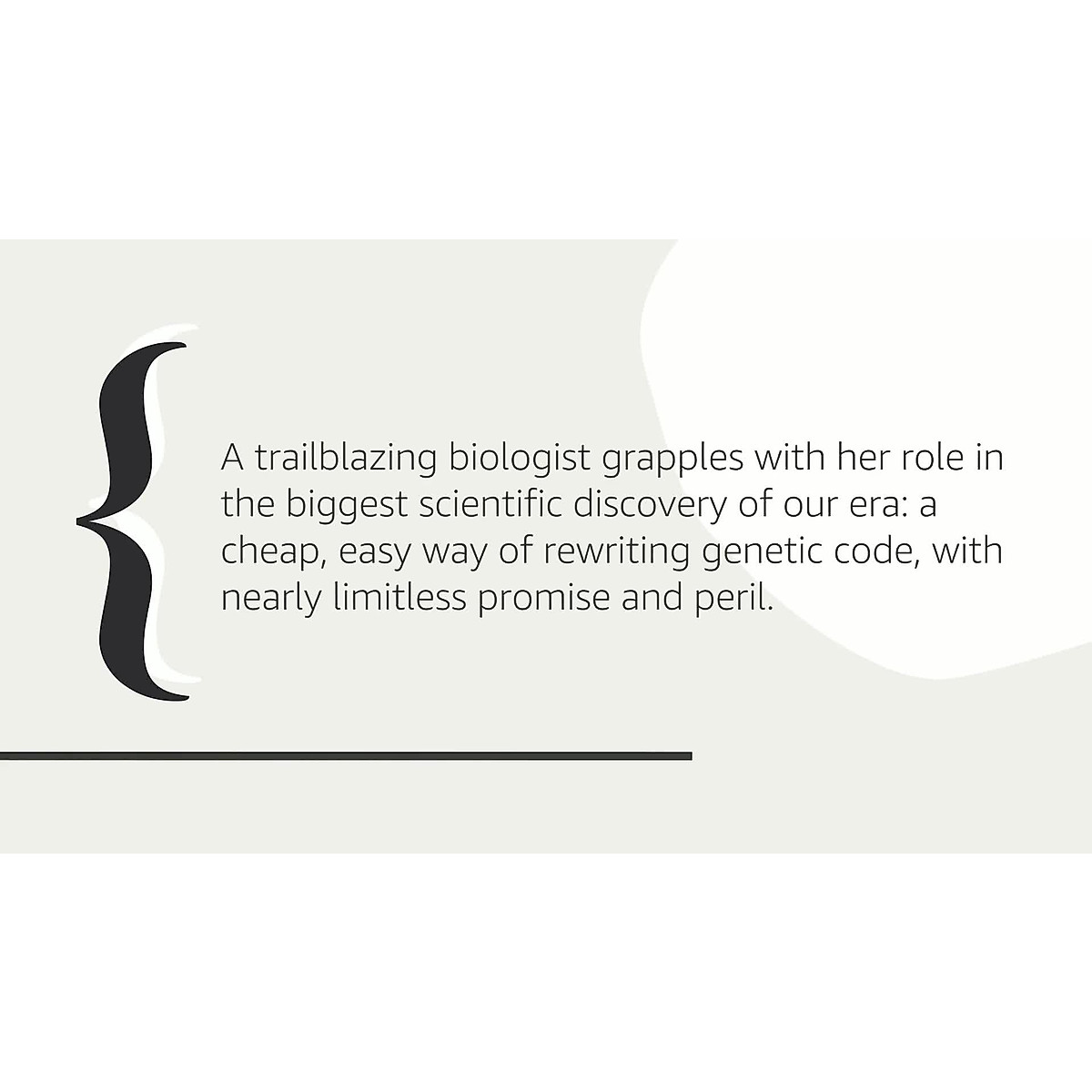 A Crack In Creation: Gene Editing and the Unthinkable Power to Control Evolution