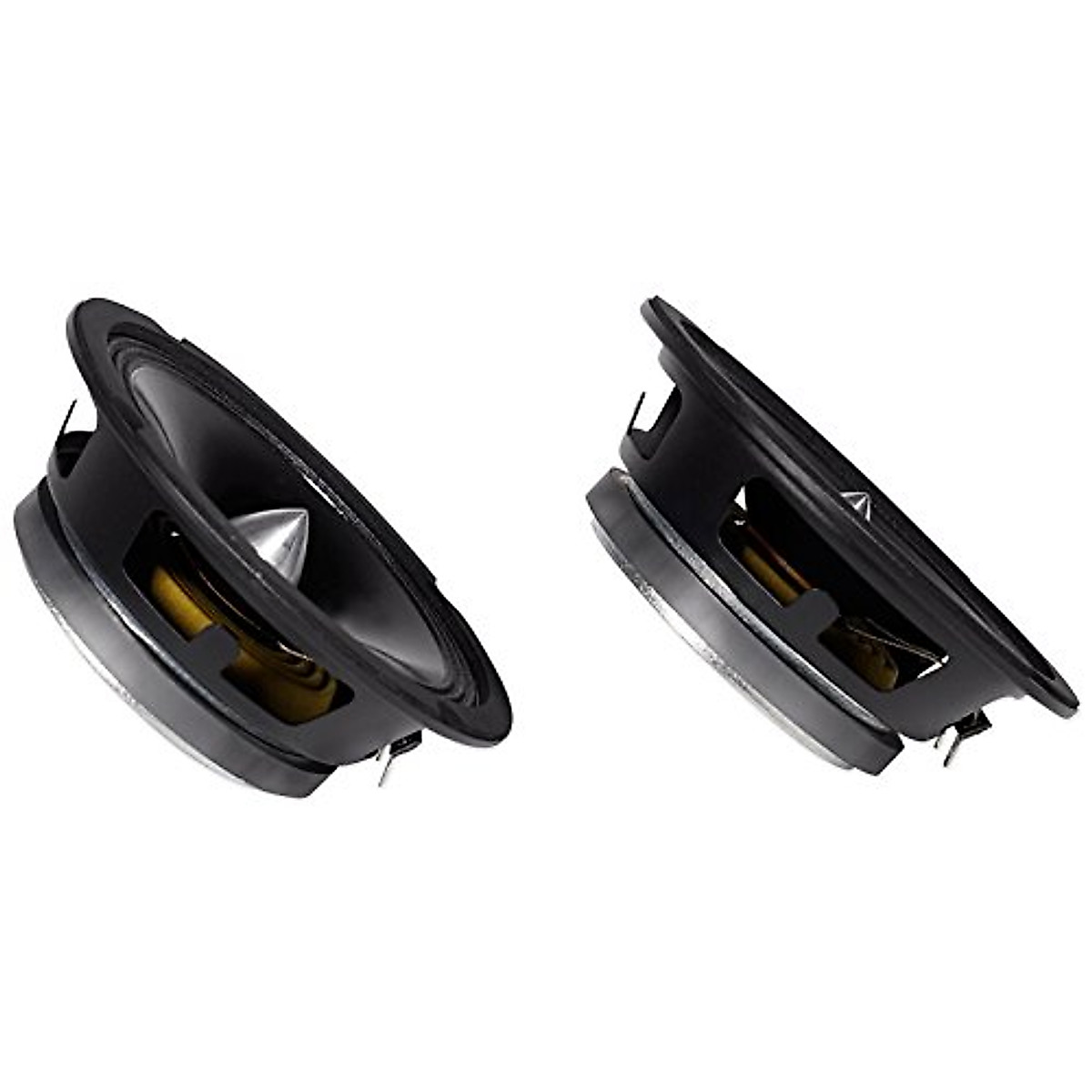 Rockville Pair X6.5C Competition 6.5" 1000W Component Speakers/Titanium Tweeters, black,silver