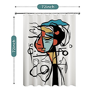 LaCyan Art Shower Curtain (Picasso-A Big)