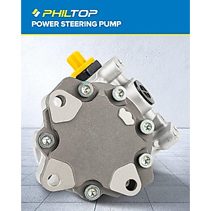 PHILTOP 20-1008 Power Steering Pump Fit For 2003-2010 Ram2500; Ram3500, 2008 Ram1500 Power Steering Pump