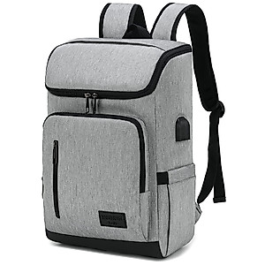 YALUNDISI Laptop Backpacks Travel Backpack , Carry On Backpack,Hiking Backpack Waterproof Outdoor Sports Rucksack Casual Daypack School Bag Fit 15.6 Inch Laptop with USB Charging Grey