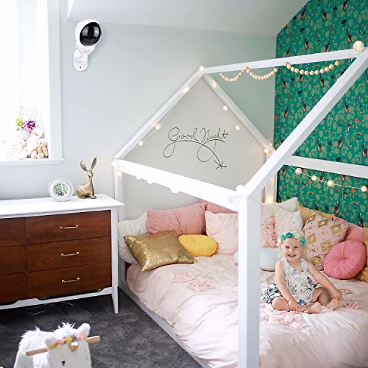 Adjustable Baby Monitor Wall Mount for Eufy Spaceview, Spaceview Pro and Spaceview S Baby Monitor, Perfect View Angle and Easy Installation Without Drilling