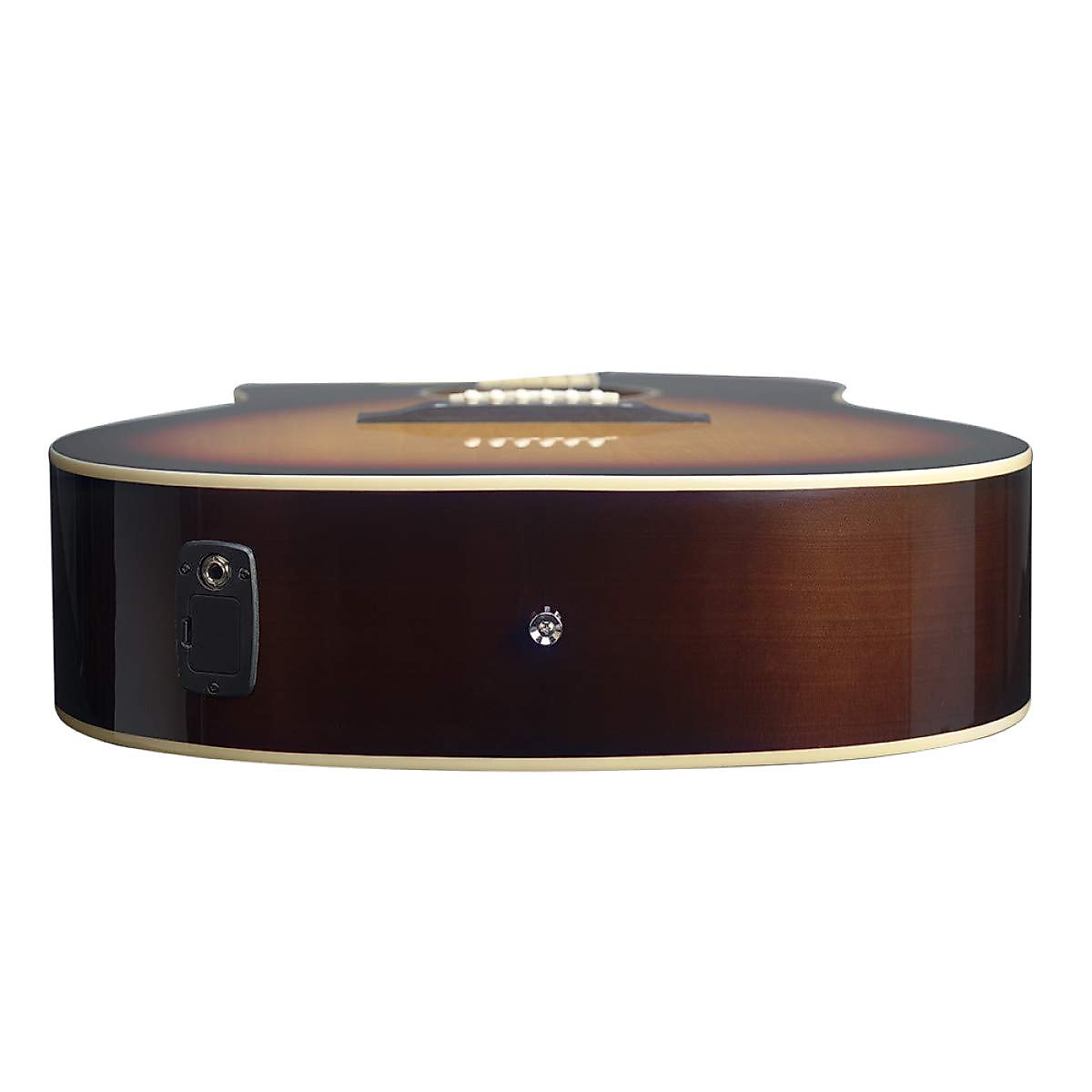 Stagg 6 String Acoustic-Electric Guitar, Left, Sunburst (SA35 DSCE-VS LH)