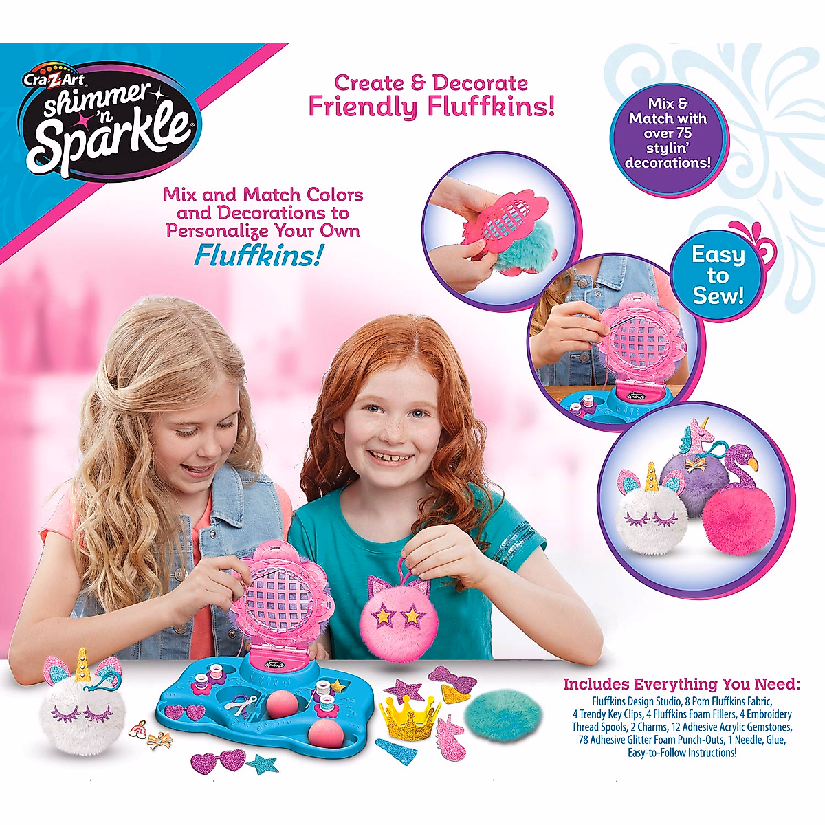 Cra-Z-Art Make Your Own Fluffkins Design Studio