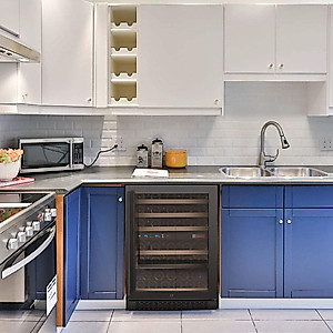 Allavino Wine Refrigerator, 56 Bottle, Black