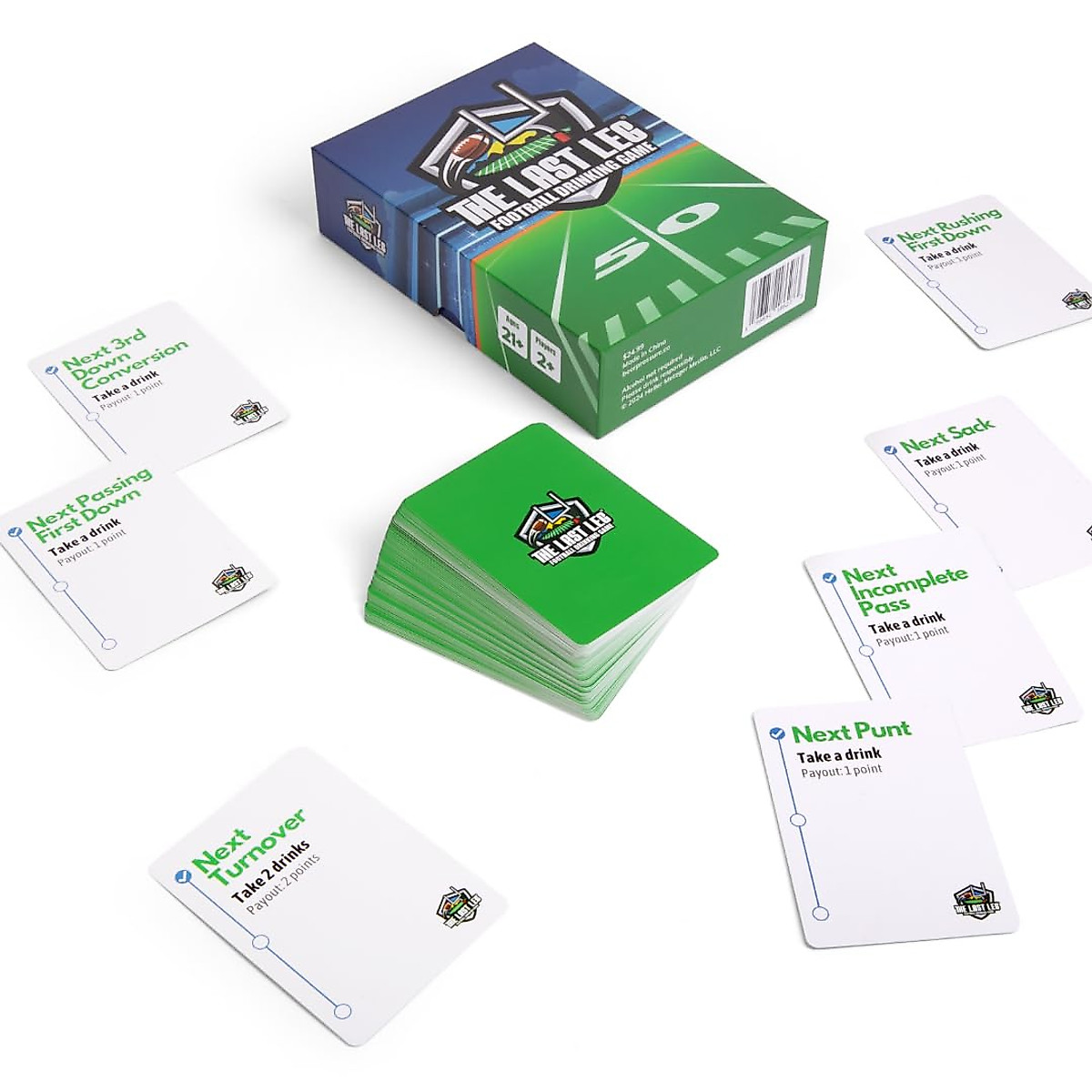 Beer Pressure The Last Leg - Live Football Drinking Game. Perfect for Game Days, Tailgates, Parties, and Pre Games.