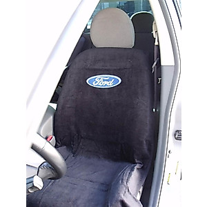 Seat Armour SA100FORB Black 'Ford' Seat Protector Towel