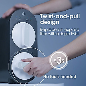 Waterdrop WD-G2MRO Filter, Replacement for WD-G2-W, WD-G2-B Reverse Osmosis System, 2-year Lifetime, Reduce PFAS