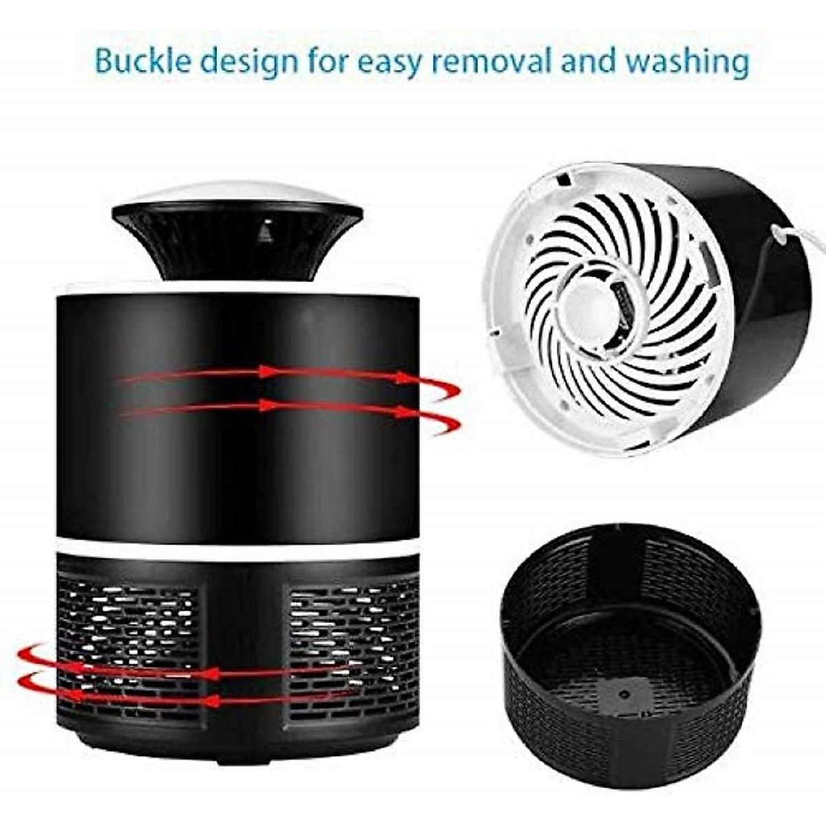 MiüONG Indoor Insect Trap Bug Zapper Mosquito Killer Fruit Fly Trap: Fruit Fly, Bug, Gnat, Insect Killer (Blue)