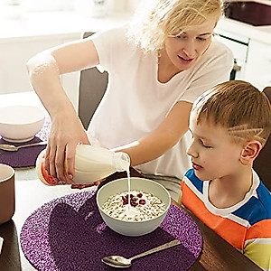 Epahi Unbreakable Cereal Bowls Set of 4, 26 OZ Microwave Dishwasher Safe Bowls Reusable Wheat Straw Bowls for Serving Soup, Oatmeal, Pasta and Salad