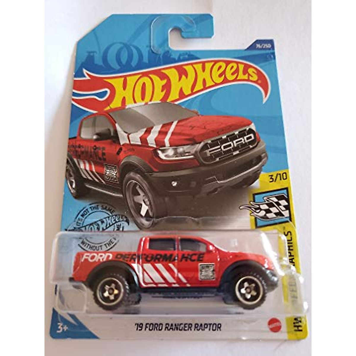 Hot Wheels 2020 Hw Speed Graphics '19 Ford Ranger Raptor, Red 76/250