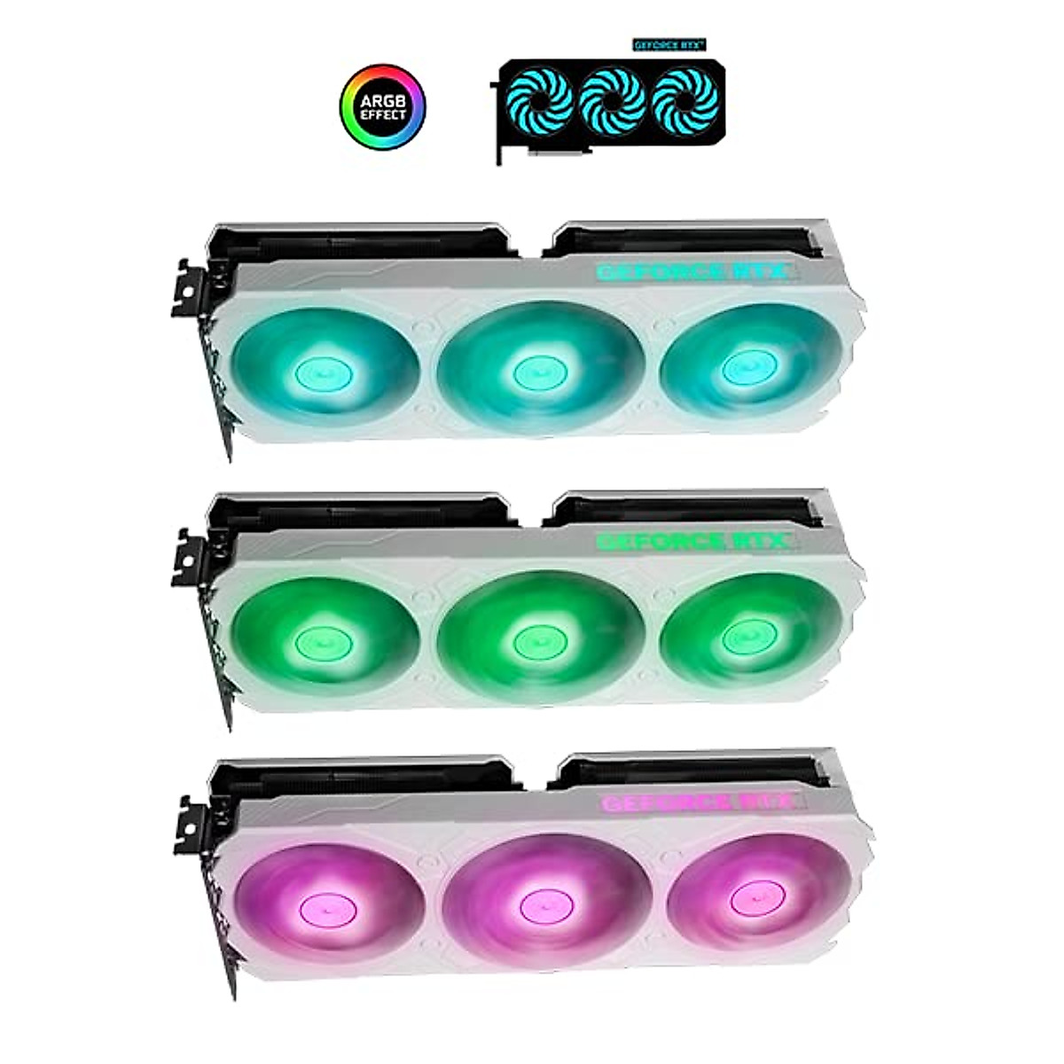 GALAX GeForce RTX™ 4070 EX Gamer White 1-Click OC, Xtreme Tuner App Control, 12GB, GDDR6X, 192-bit, DP*3/HDMI 2.1/DLSS 3/Gaming Graphics Card (with ARGB Fans)