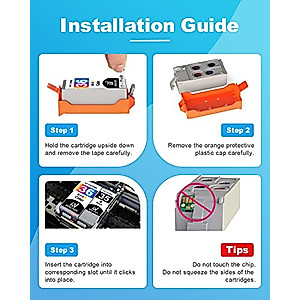 PGI-35 CLI-36 Ink Cartridge Replacement for Canon 35 36 Use for Pixma iP110 iP100 TR150 mini260 mini320 Printer (15-Pack, 10X PGI-35 Black, 5X CLI-36 Color)