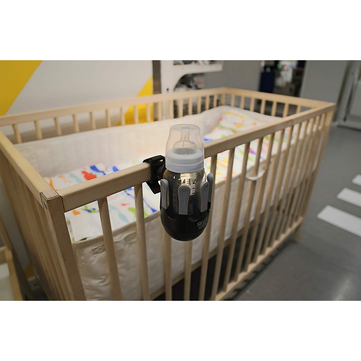 Stroller Cup Holder with Flexible Grips and Newly Designed Adjustable Straps, Universal, 360 Degrees Rotation, Multi-Functional 2020-Model