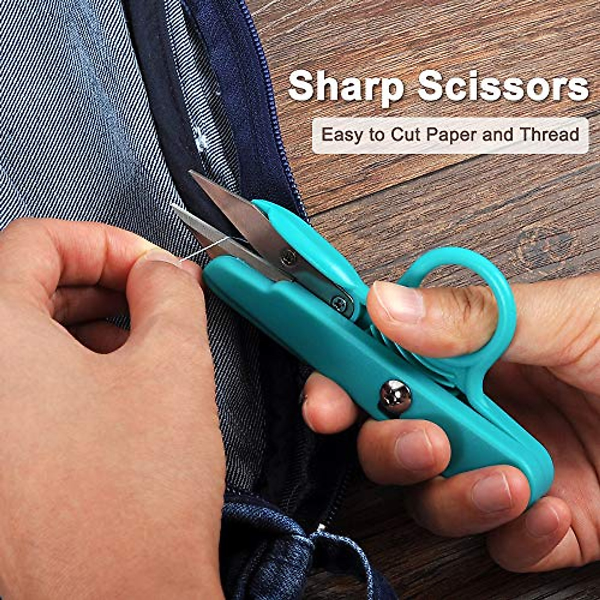 UCEC 12 Packs Yarn Scissors Fabric Scissors Embroidery Scissors, Mini Small Snips Trimming Nipper, Great for Stitch,DIY Supplie