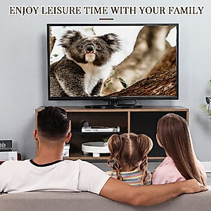 AVAWING 42 Inch TV Stand with Storage, Modern Media Console, Mid Century Modern TV Stand for Bedroom, Livng Room Entertainment Center, Rustic Brown