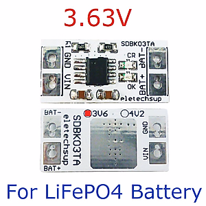 Eletechsup Mini MPPT Solar Charge Controller 3.6V/3.2V Charger Module DC 5V 1A Board for i-ion/Li-PO LiFePO4 Battery (4)