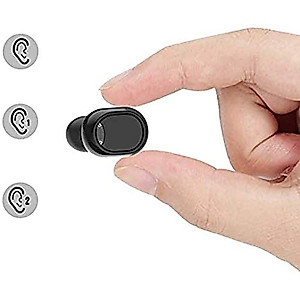 TBIIEXFL Headset Touch Function with Charging Box Stereo Headphones in-Ear Built-in Microphone Headphones Sports Subwoofer