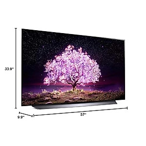 LG OLED65C1PUB 65 Inch 4K Smart OLED TV with AI ThinQ Bundle with Premium 4 YR CPS Enhanced Protection Pack
