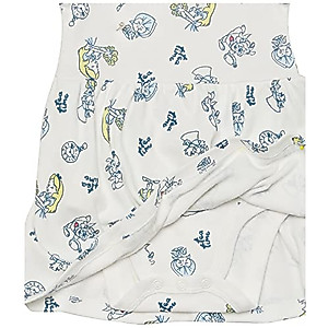 Amazon Essentials Disney | Marvel | Star Wars | Princess Baby Girls' Dresses, Pack of 3, Alice Tea Party, 12 Months