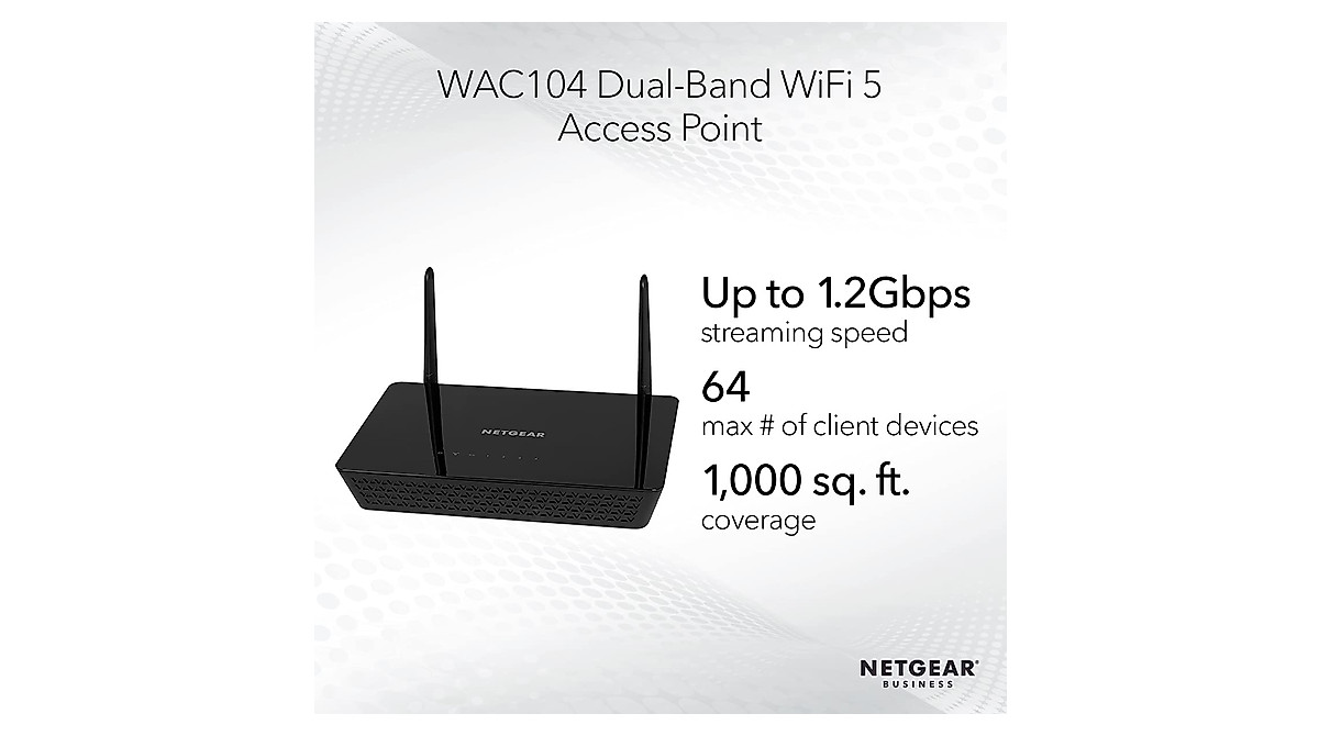 NETGEAR WAC104 Wireless Access Point - WiFi 5 AC1200