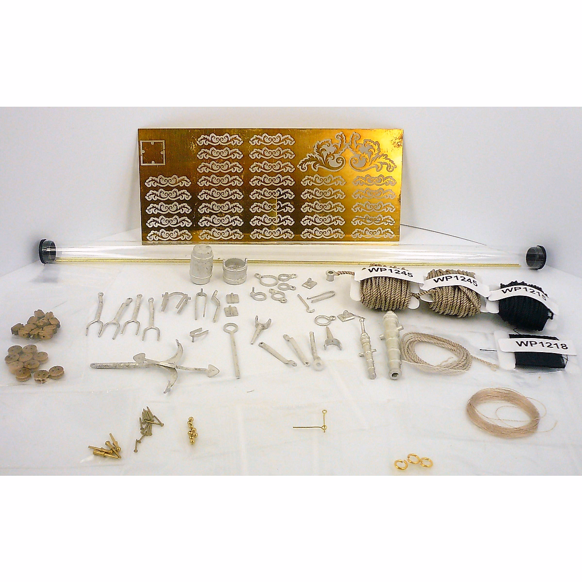 Model Shipways MS1460 18th Century Armed Longboat 1:24 Scale - Laser Cut Wood, Metal & Photo-Etched Brass Kit