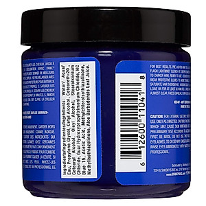 MANIC PANIC Pillarbox Red Hair Dye - Classic High Voltage - Semi Permanent Bright Fire Engine Red Hair Color - Vegan, PPD & Ammonia-free (4oz)